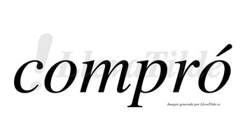 ¿Lleva tilde compró? | LlevaTilde.es
