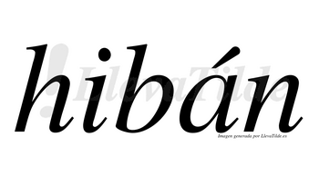 ¿Lleva tilde hibán? | LlevaTilde.es