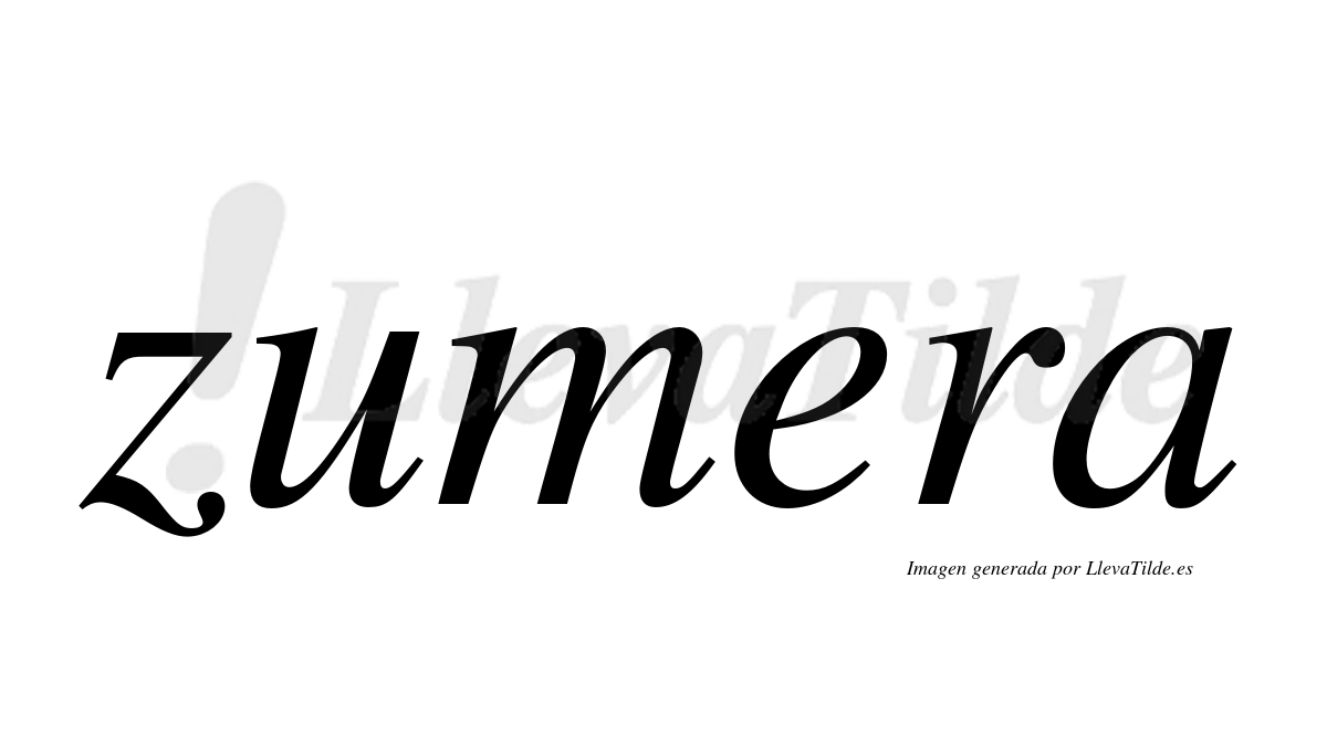 ¿Lleva tilde zumera? | LlevaTilde.es