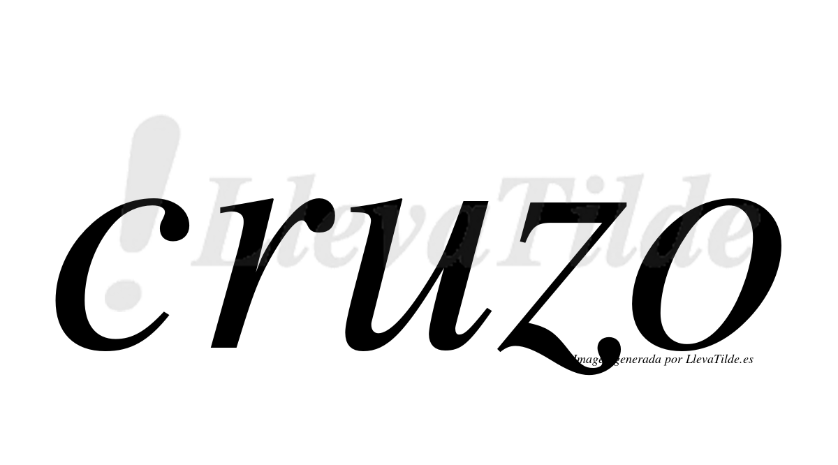 ¿Lleva tilde cruzo? | LlevaTilde.es