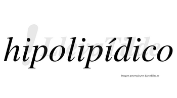 ¿Lleva tilde hipolipídico? | LlevaTilde.es