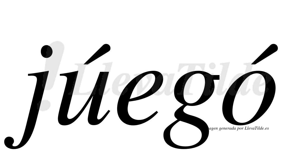 ¿Lleva tilde júegó? | LlevaTilde.es