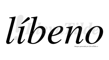 ¿Lleva tilde líbeno? | LlevaTilde.es