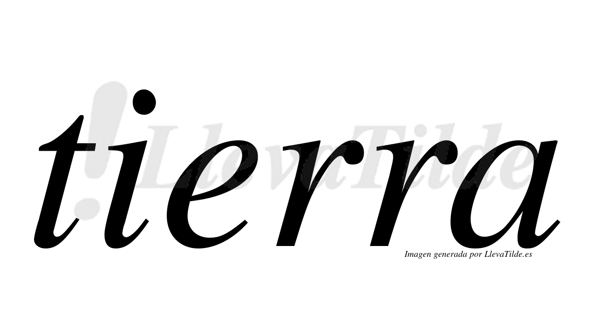 ¿Lleva tilde tierra? | LlevaTilde.es