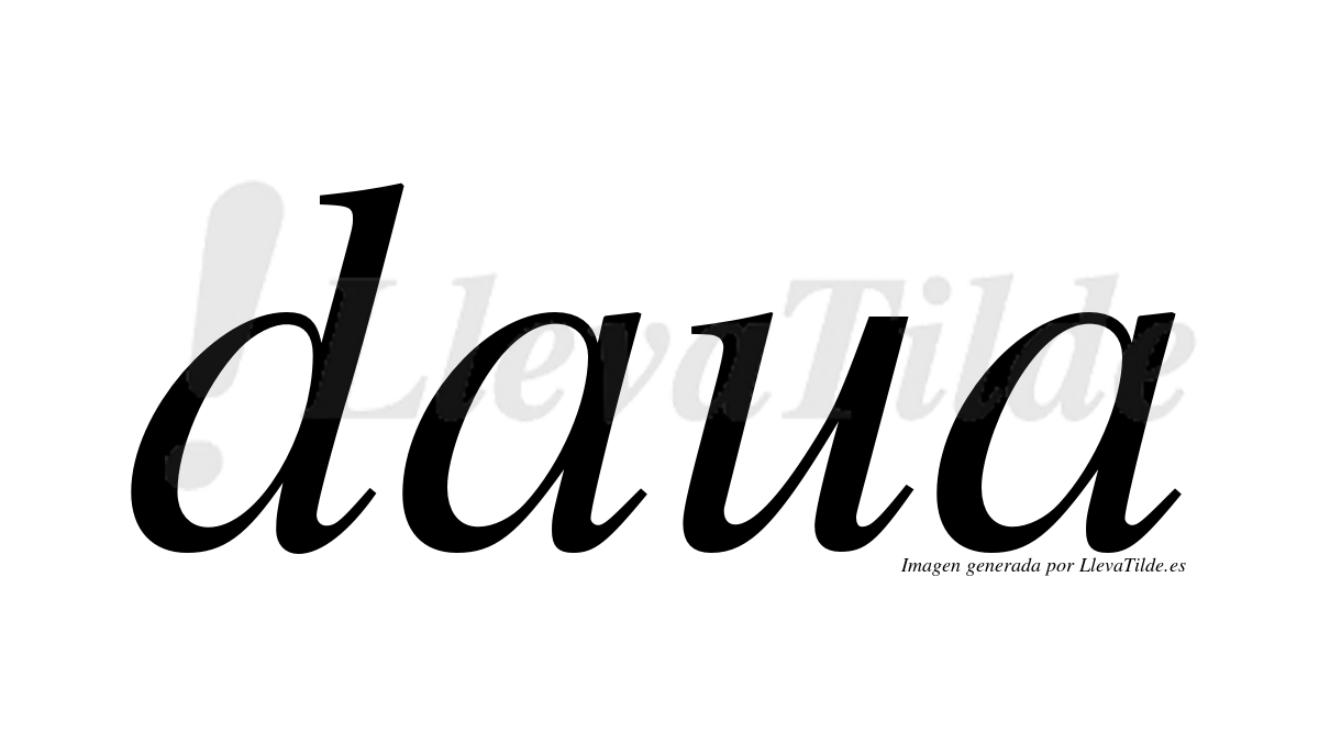 ¿Lleva tilde daua? | LlevaTilde.es