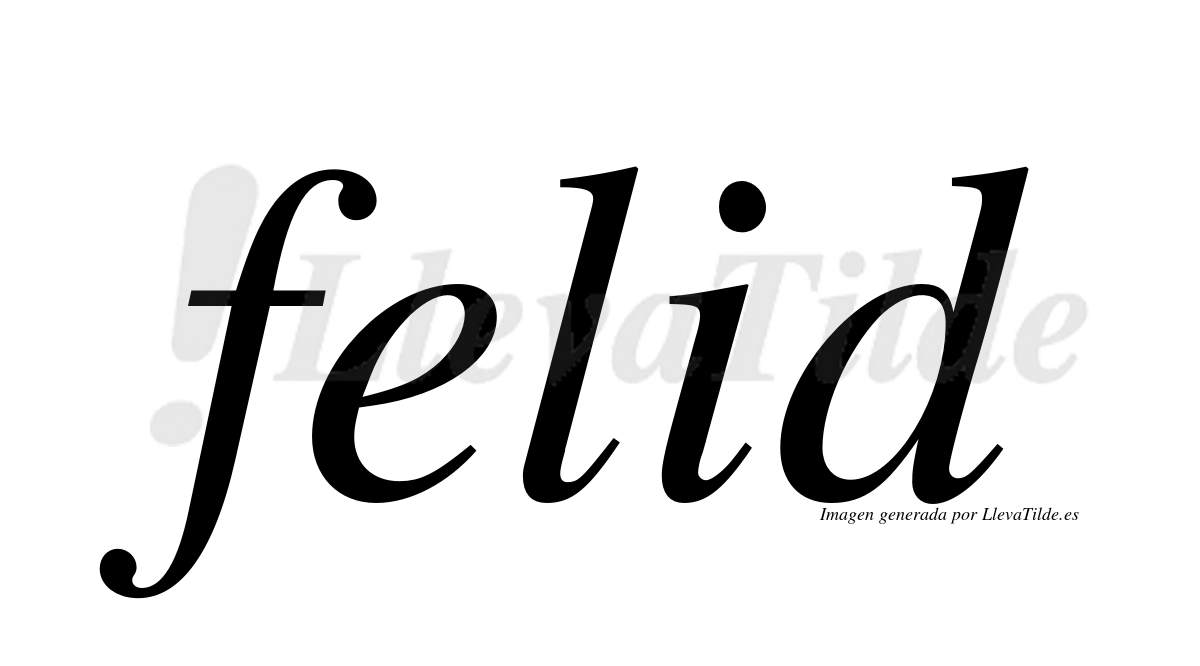 ¿Lleva tilde felid? | LlevaTilde.es