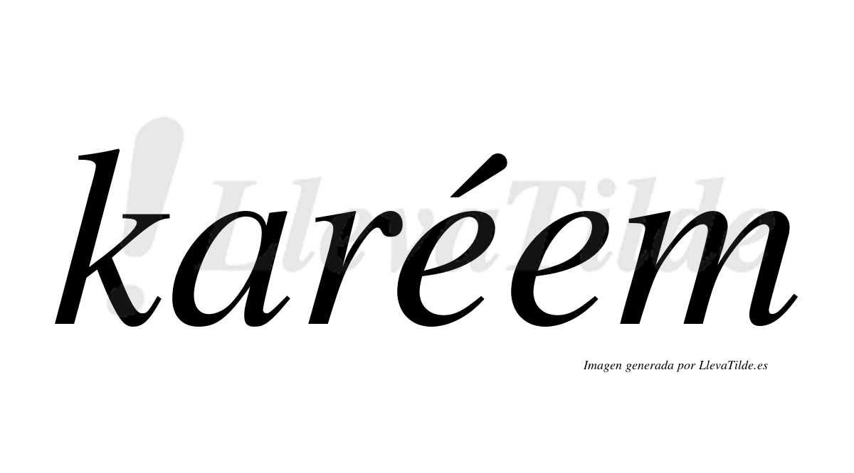 ¿Lleva tilde karéem? | LlevaTilde.es