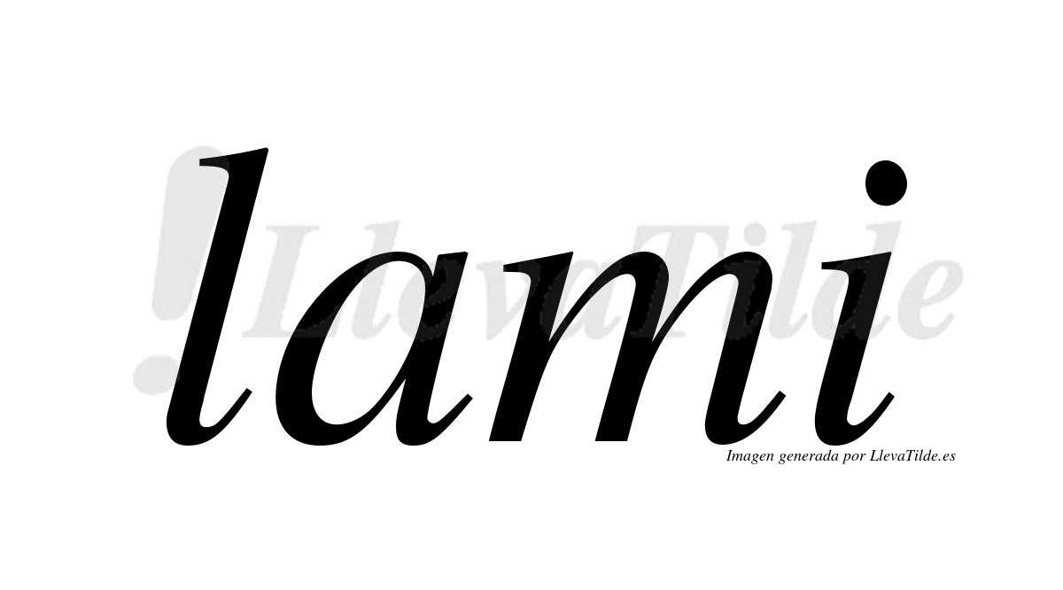 ¿Lleva tilde lami? | LlevaTilde.es