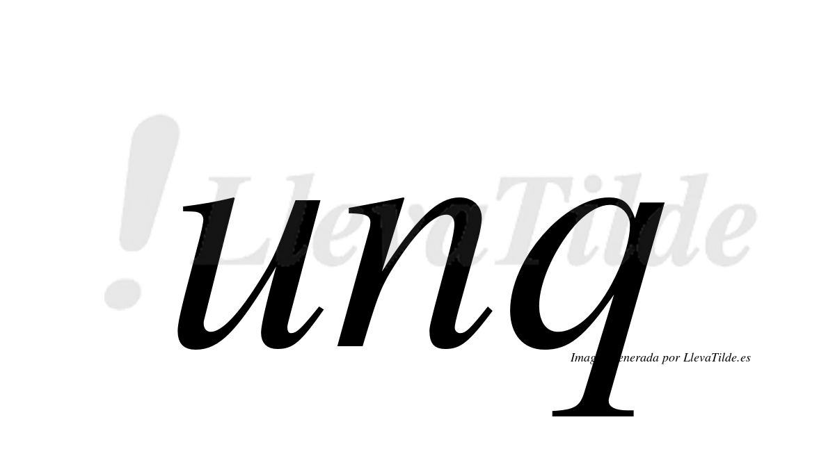 ¿Lleva tilde unq? | LlevaTilde.es