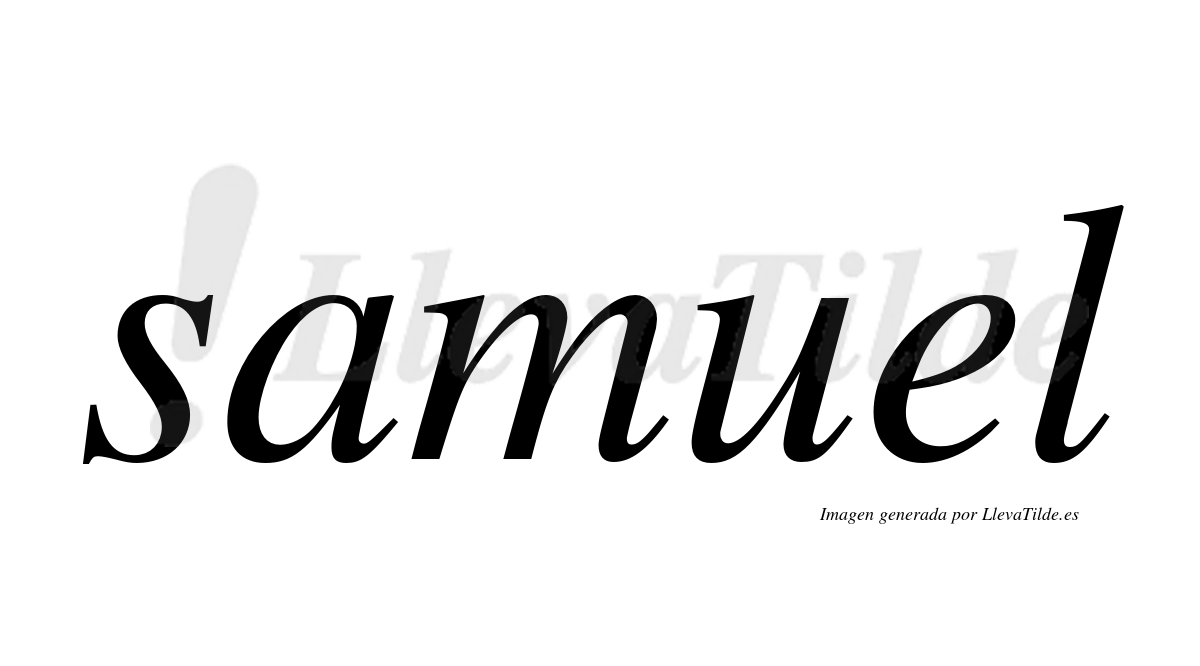 ¿Lleva tilde samuel? | LlevaTilde.es