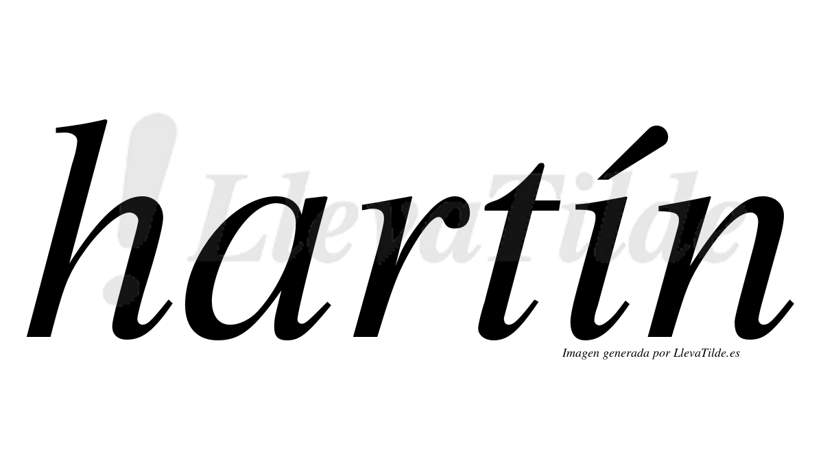 ¿Lleva tilde hartín? | LlevaTilde.es