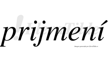¿Lleva tilde prijmení? | LlevaTilde.es