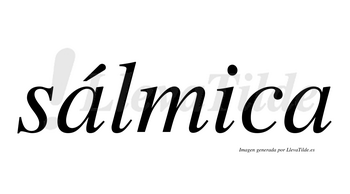 ¿Lleva tilde sálmica? | LlevaTilde.es