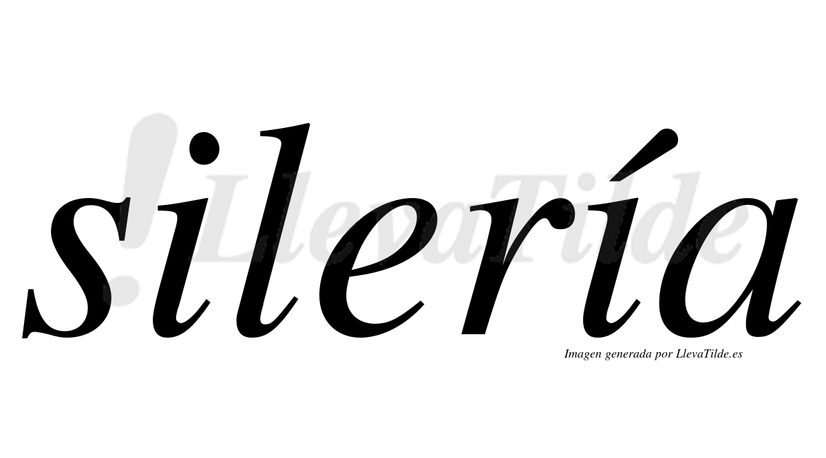 ¿Lleva tilde silería? | LlevaTilde.es