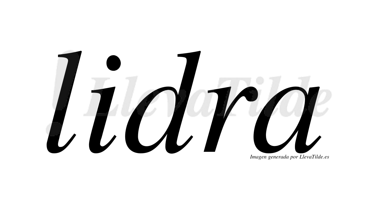 ¿Lleva tilde lidra? | LlevaTilde.es