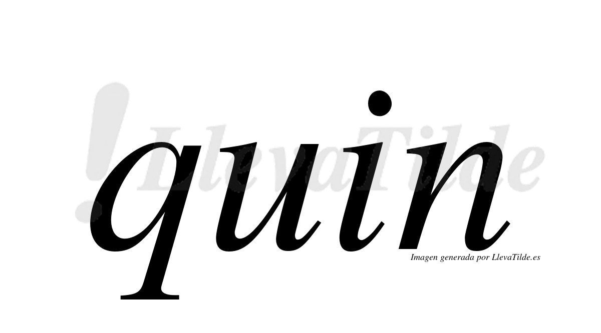 ¿Lleva tilde quin? | LlevaTilde.es