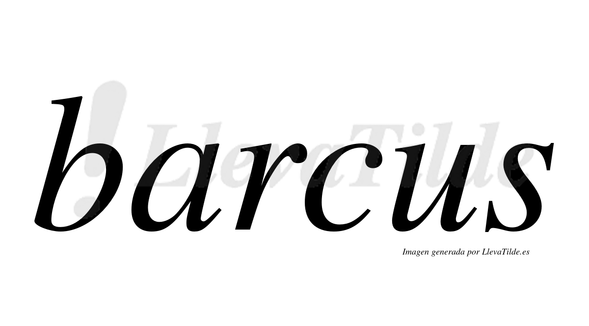 ¿Lleva tilde barcus? | LlevaTilde.es