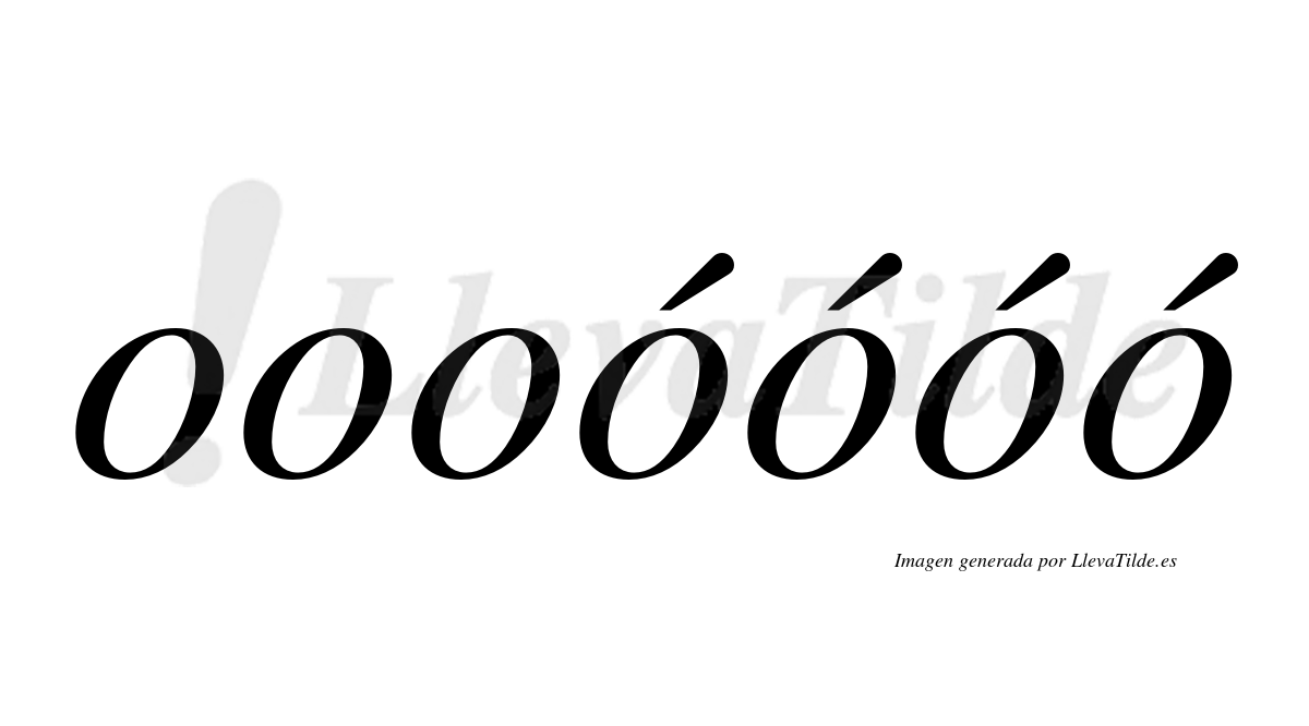 ¿Lleva tilde oooóóóó? | LlevaTilde.es