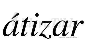 ¿Lleva tilde átizar? | LlevaTilde.es