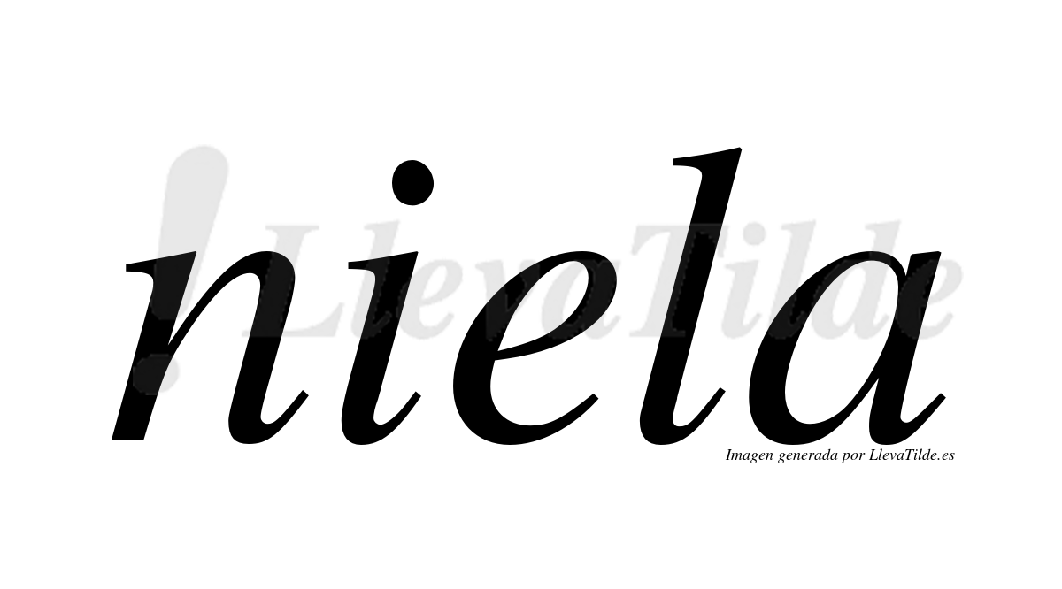 ¿Lleva tilde niela? | LlevaTilde.es