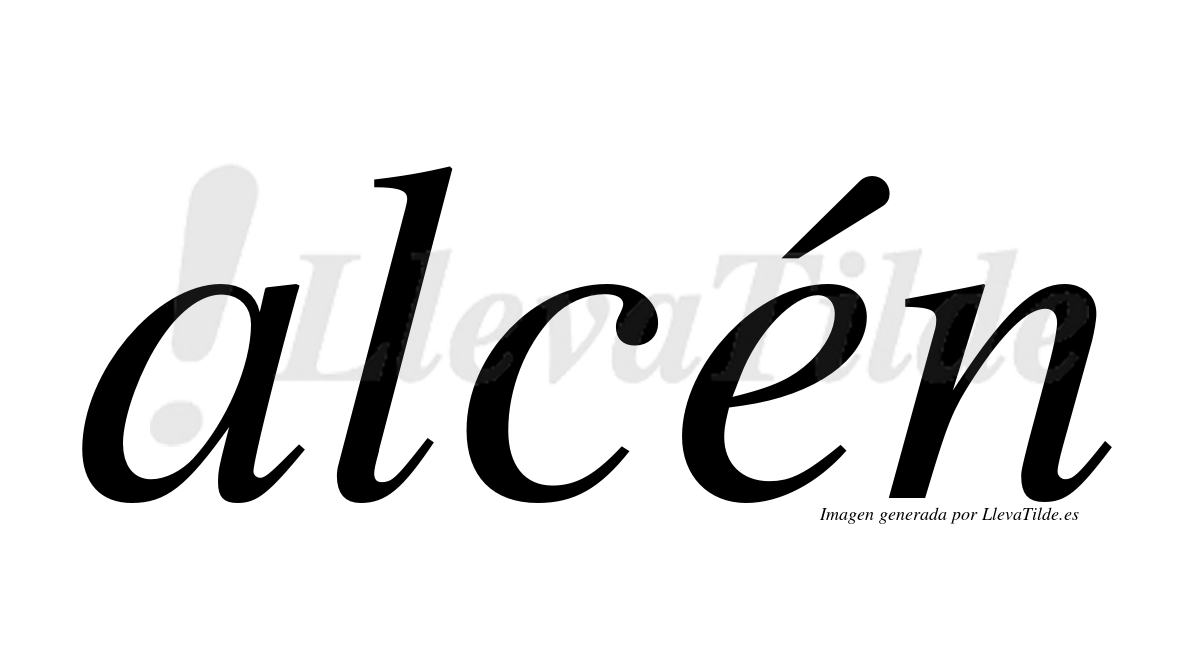 ¿Lleva tilde alcén? | LlevaTilde.es
