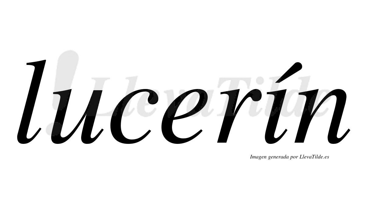 ¿Lleva tilde lucerín? | LlevaTilde.es