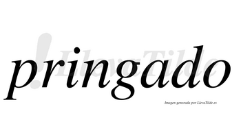 ¿Lleva tilde pringado? | LlevaTilde.es