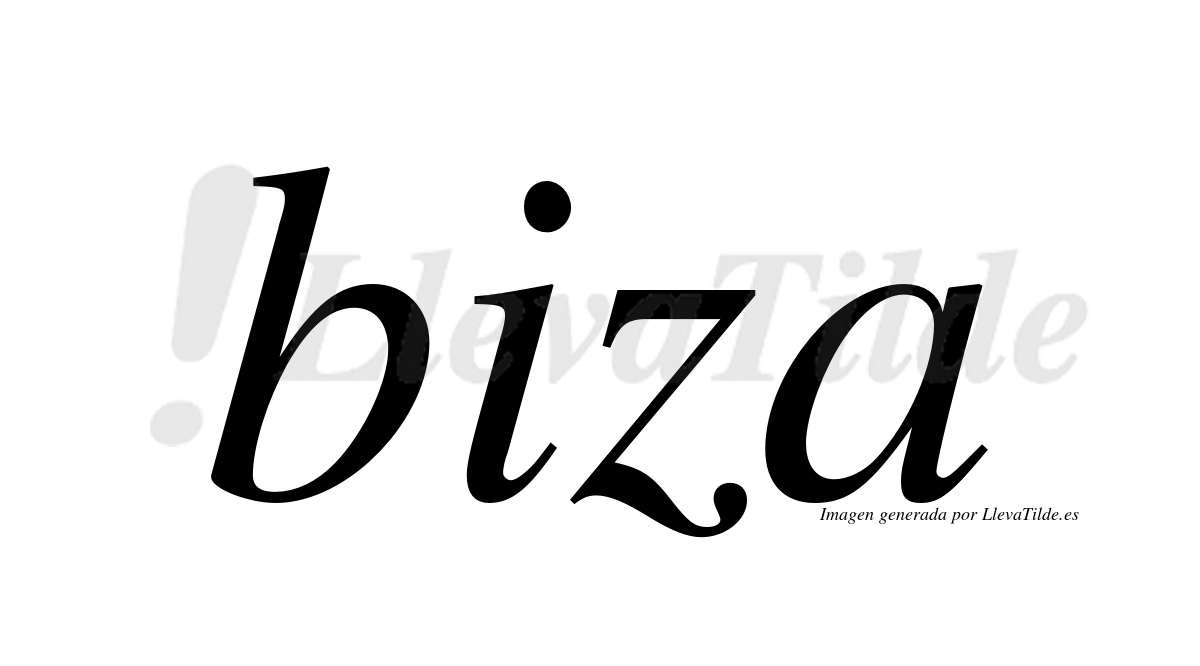 ¿Lleva tilde biza? | LlevaTilde.es