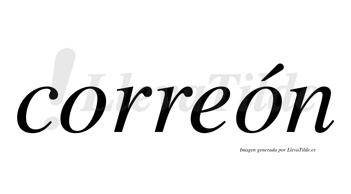 ¿Lleva tilde correón? | LlevaTilde.es