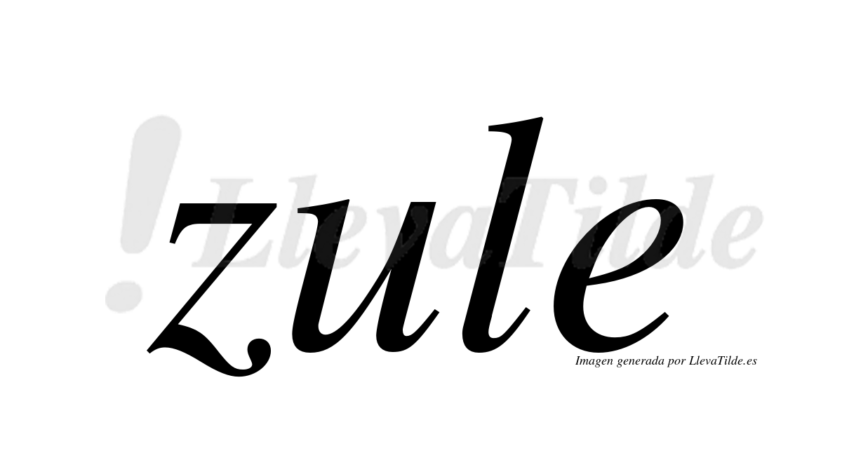 ¿Lleva tilde zule? | LlevaTilde.es