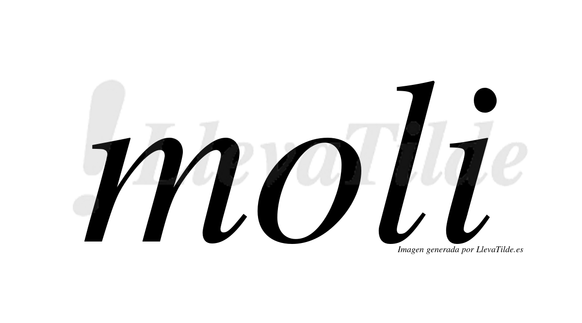 ¿Lleva tilde moli? | LlevaTilde.es