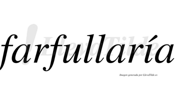 ¿Lleva tilde farfullaría? | LlevaTilde.es