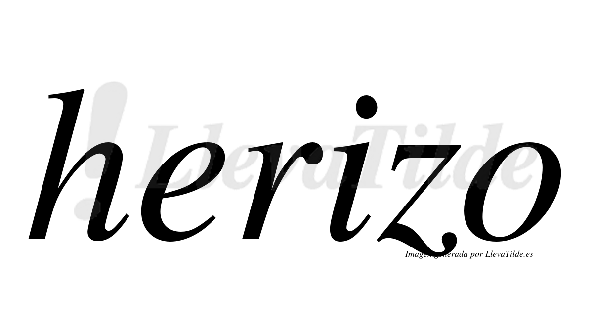 ¿Lleva tilde herizo? | LlevaTilde.es