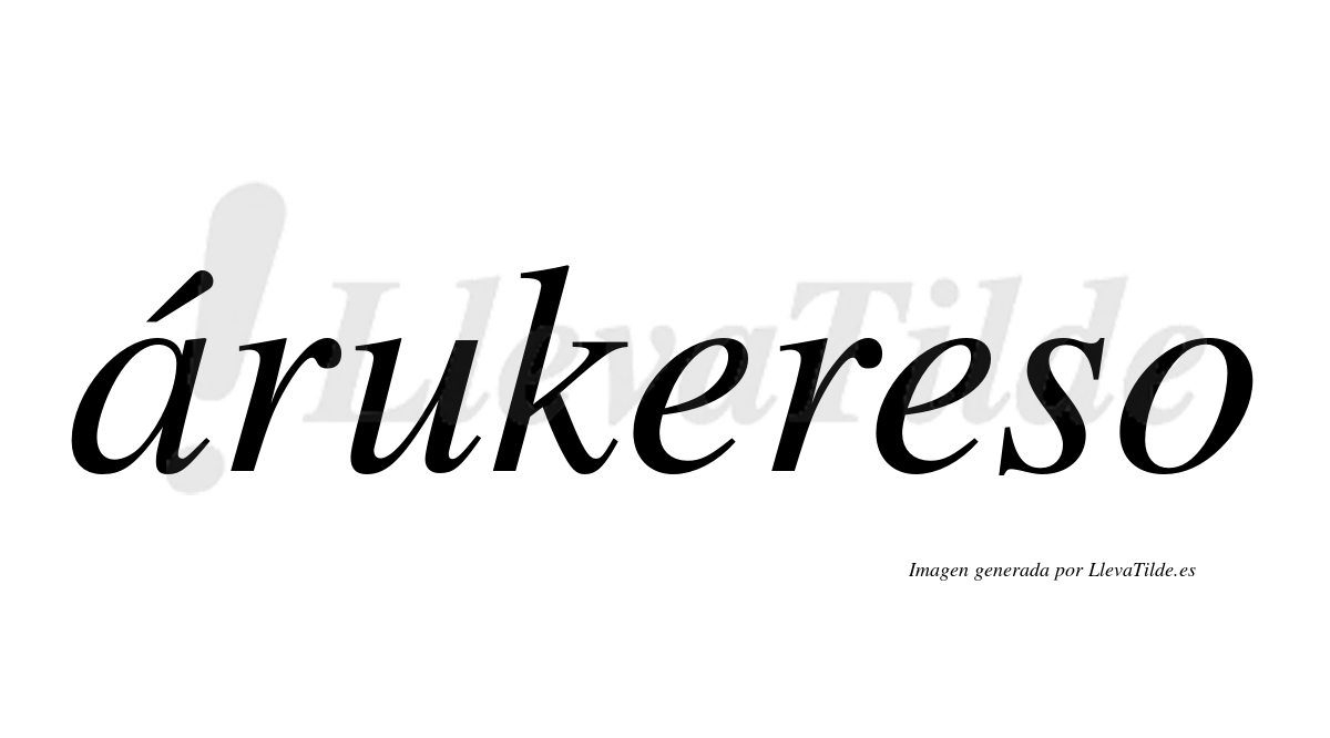 ¿Lleva tilde árukereso? | LlevaTilde.es