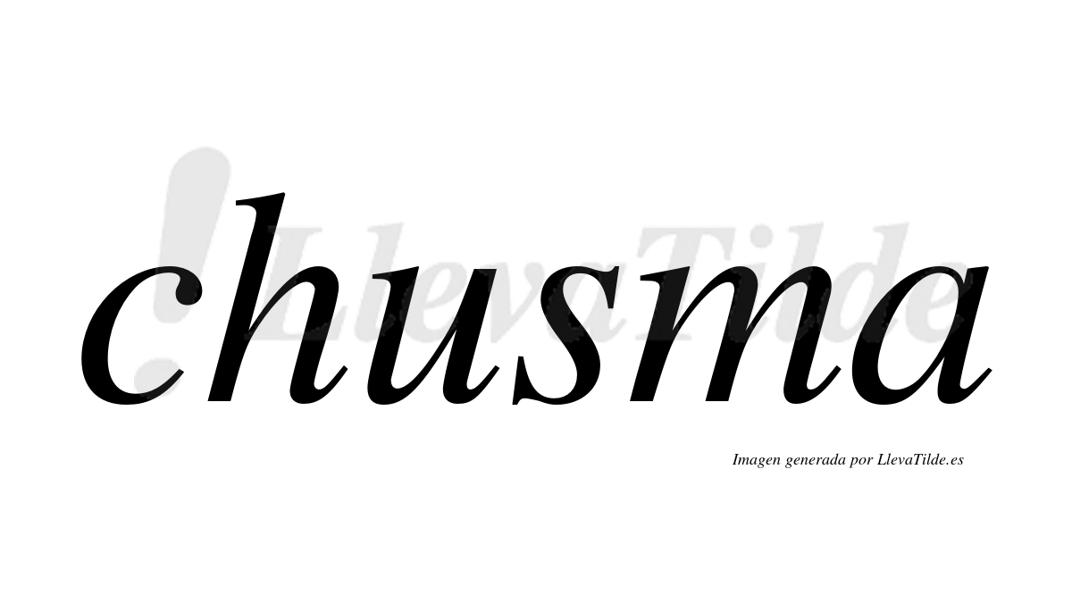 ¿Lleva tilde chusma? | LlevaTilde.es