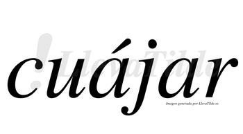 ¿Lleva tilde cuájar? | LlevaTilde.es