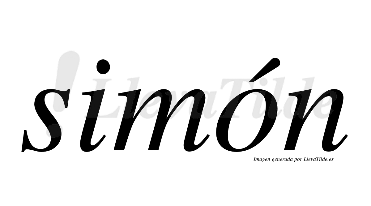 ¿Lleva tilde simón? | LlevaTilde.es