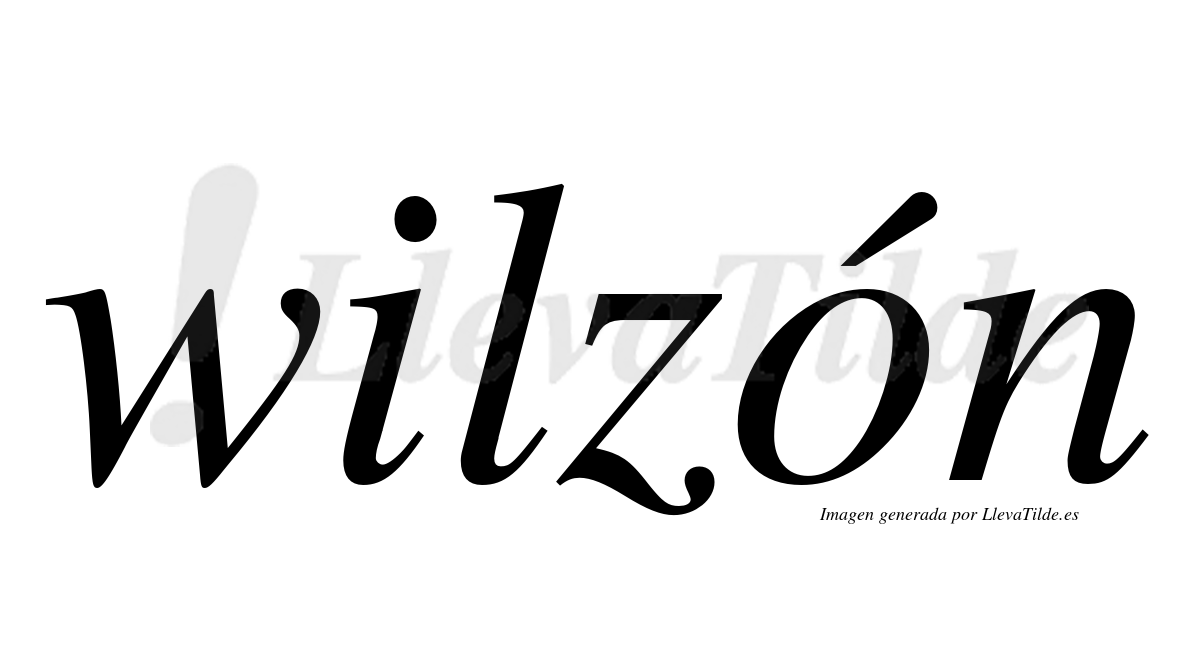 ¿Lleva tilde wilzón? | LlevaTilde.es