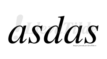 ¿Lleva tilde asdas? | LlevaTilde.es