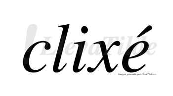 ¿Lleva tilde clixé? | LlevaTilde.es