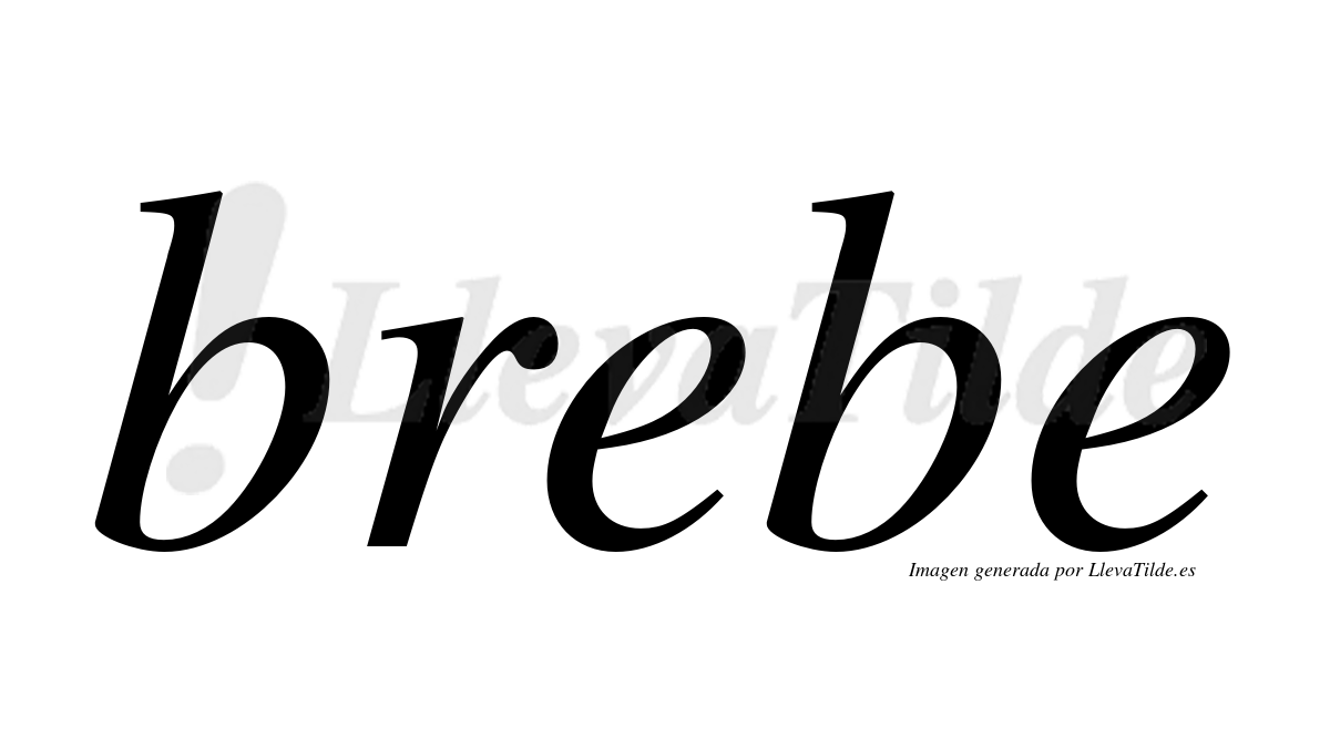 ¿Lleva tilde brebe? | LlevaTilde.es