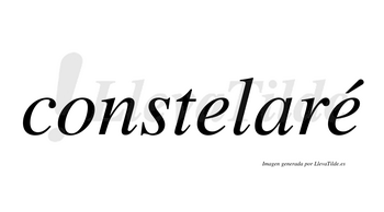 ¿Lleva tilde constelaré? | LlevaTilde.es