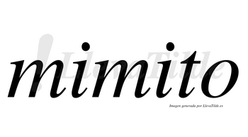 ¿Lleva tilde mimito? | LlevaTilde.es