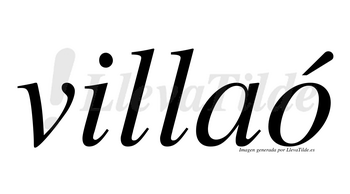 ¿Lleva tilde villaó? | LlevaTilde.es