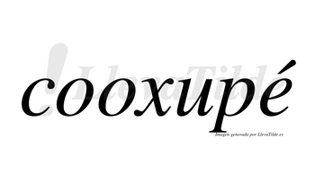 ¿Lleva tilde cooxupé? | LlevaTilde.es