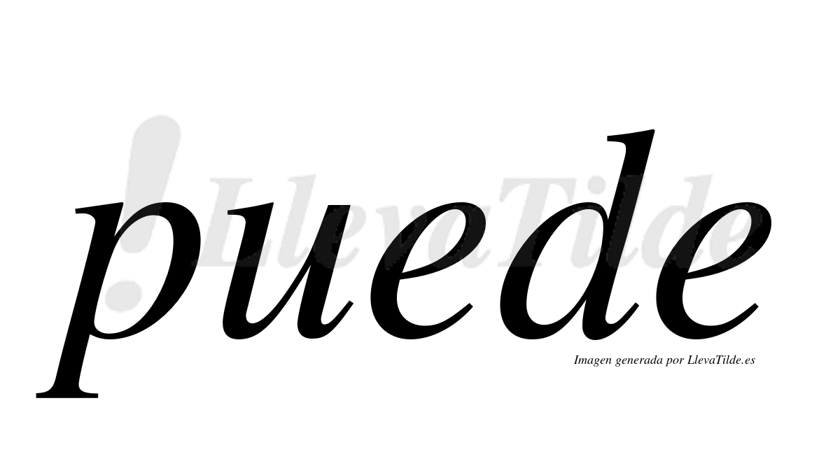 ¿Lleva tilde puede? | LlevaTilde.es