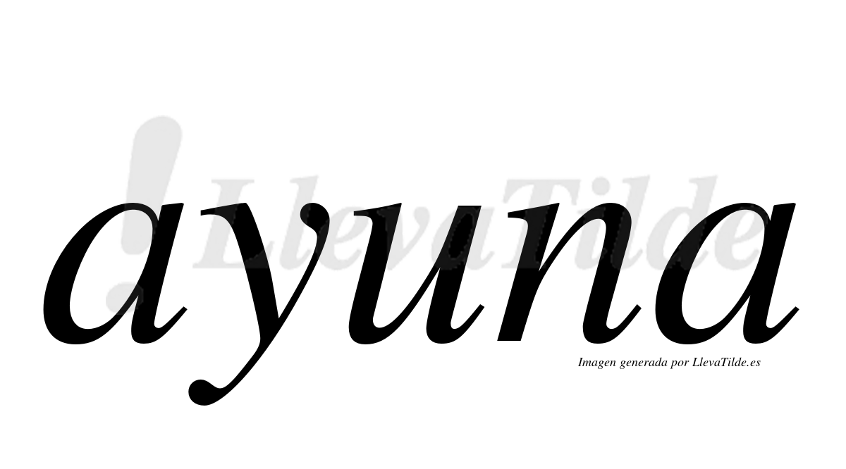 ¿Lleva tilde ayuna? | LlevaTilde.es