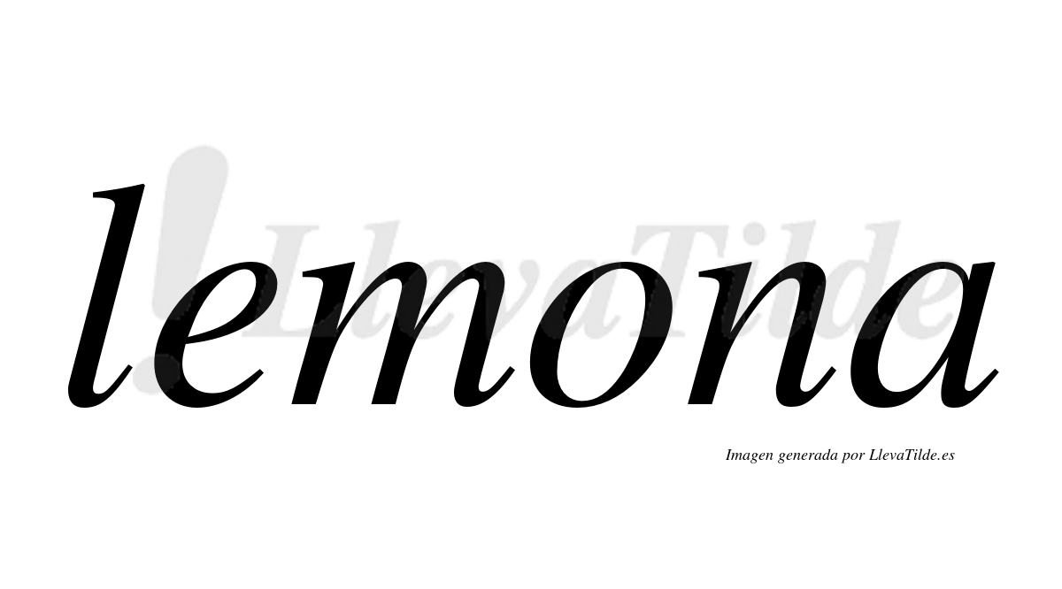 ¿Lleva tilde lemona? | LlevaTilde.es