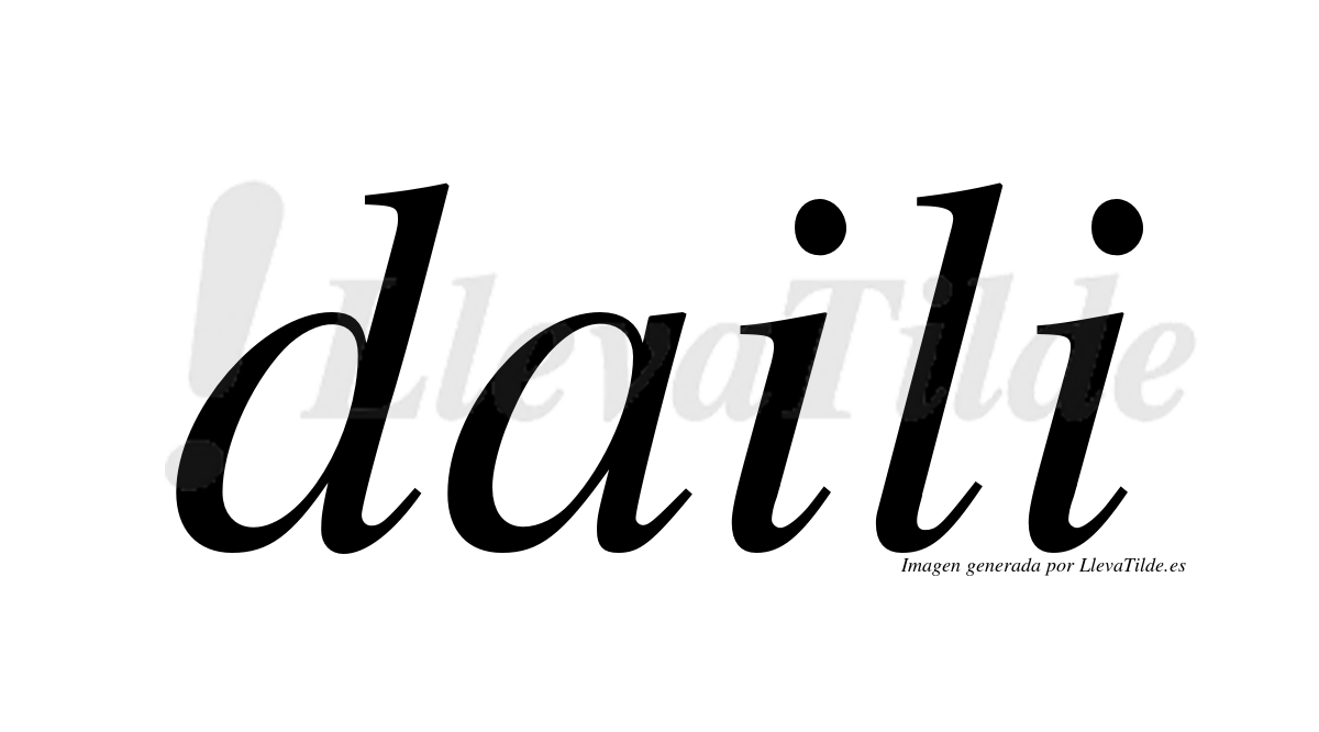 ¿Lleva tilde daili? | LlevaTilde.es