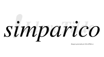 ¿Lleva tilde simparico? | LlevaTilde.es